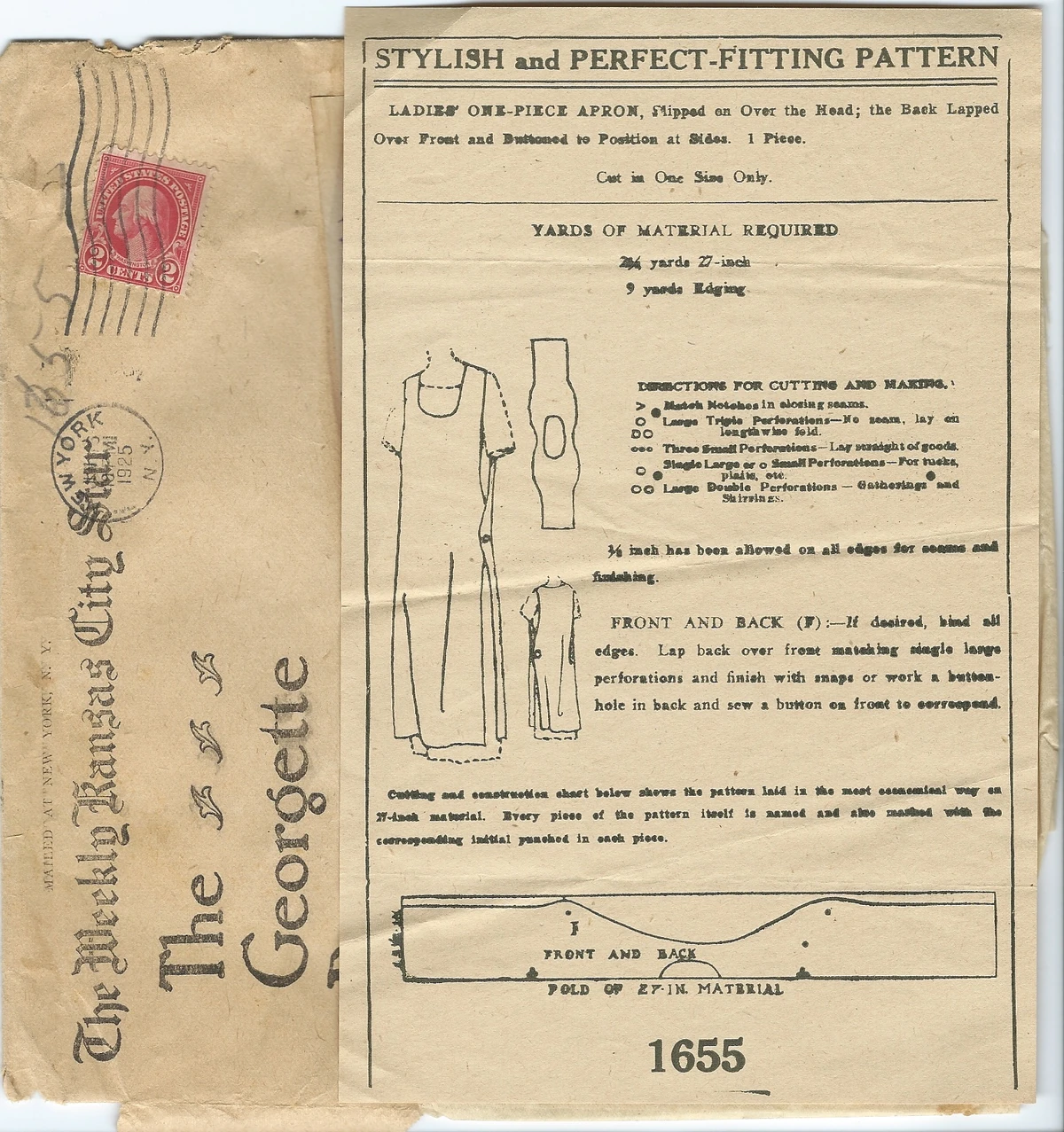 Mail Order 1655 | Vintage Sewing Patterns | Fandom