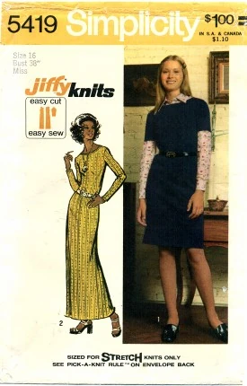 Simplicity 5419 | Vintage Sewing Patterns | Fandom