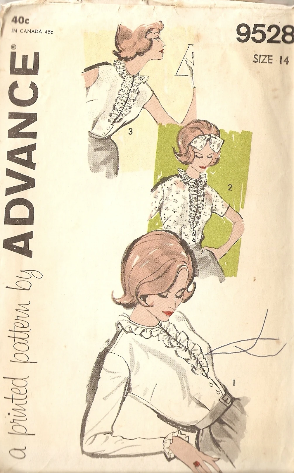 Advance 9528 | Vintage Sewing Patterns | Fandom