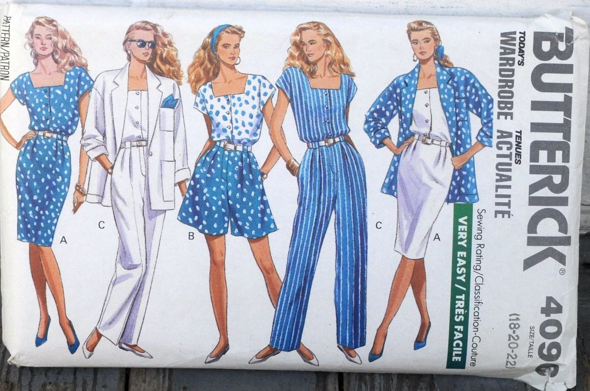 Butterick 4090 E | Vintage Sewing Patterns | Fandom