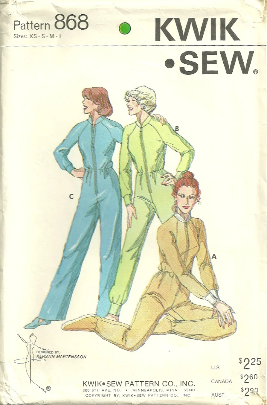 Kwik Sew 868 | Vintage Sewing Patterns | Fandom