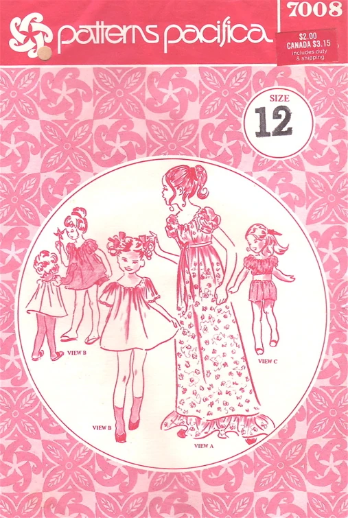 Patterns Pacifica 7008 | Vintage Sewing Patterns | Fandom