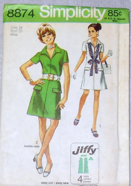Simplicity 8874 | Vintage Sewing Patterns | Fandom
