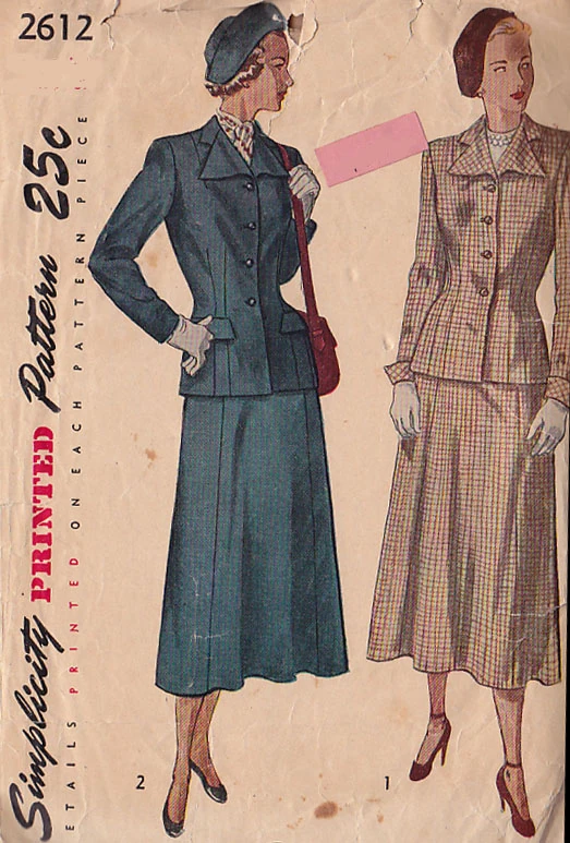 Simplicity 2612 A | Vintage Sewing Patterns | Fandom
