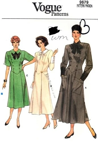 Vogue 9679 A | Vintage Sewing Patterns | Fandom