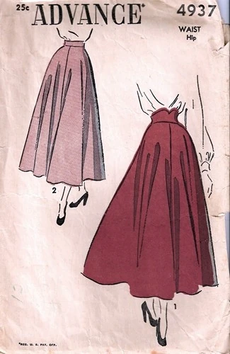 Advance 4937 | Vintage Sewing Patterns | Fandom