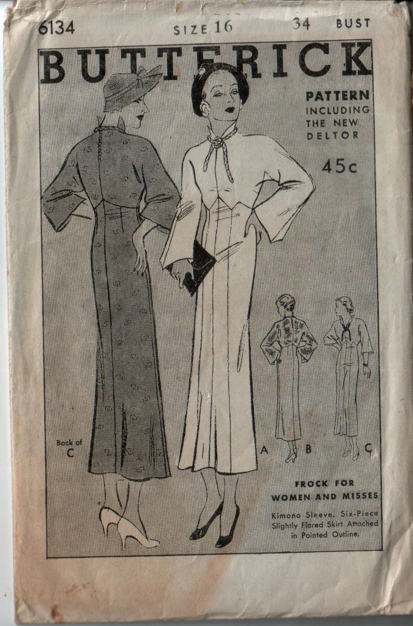 Butterick 6134 | Vintage Sewing Patterns | Fandom