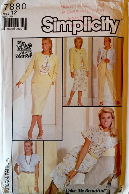 Simplicity 7880 B | Vintage Sewing Patterns | Fandom