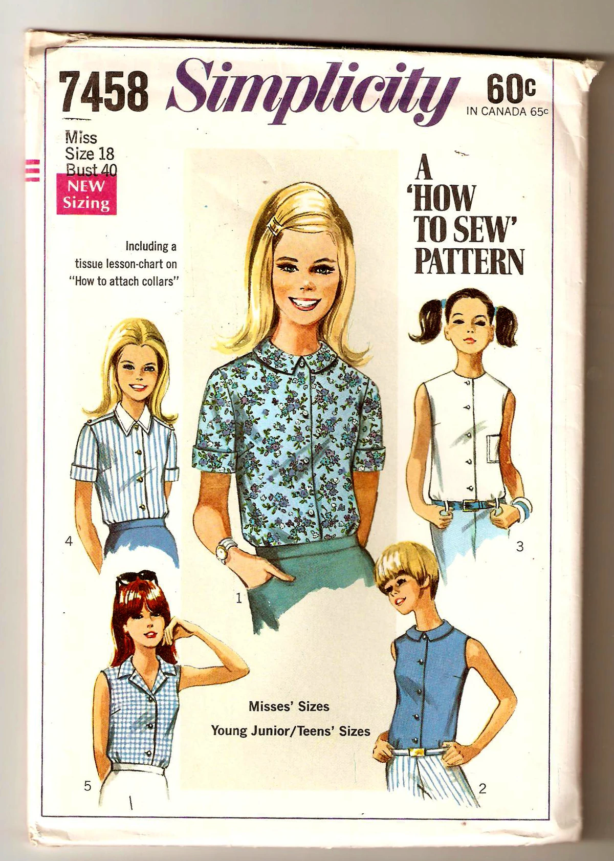 Simplicity 7458 | Vintage Sewing Patterns | Fandom