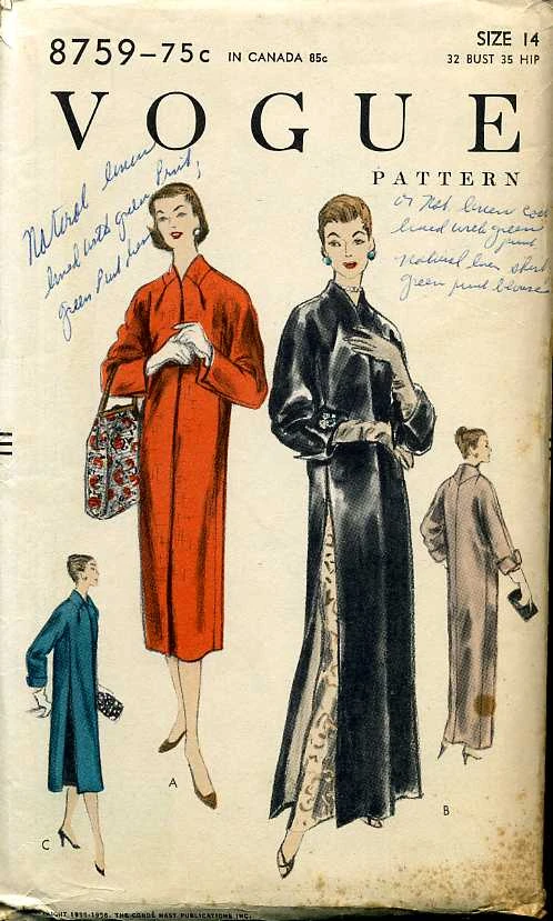 Vogue 8759 | Vintage Sewing Patterns | Fandom