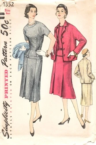 Simplicity 1352 | Vintage Sewing Patterns | Fandom