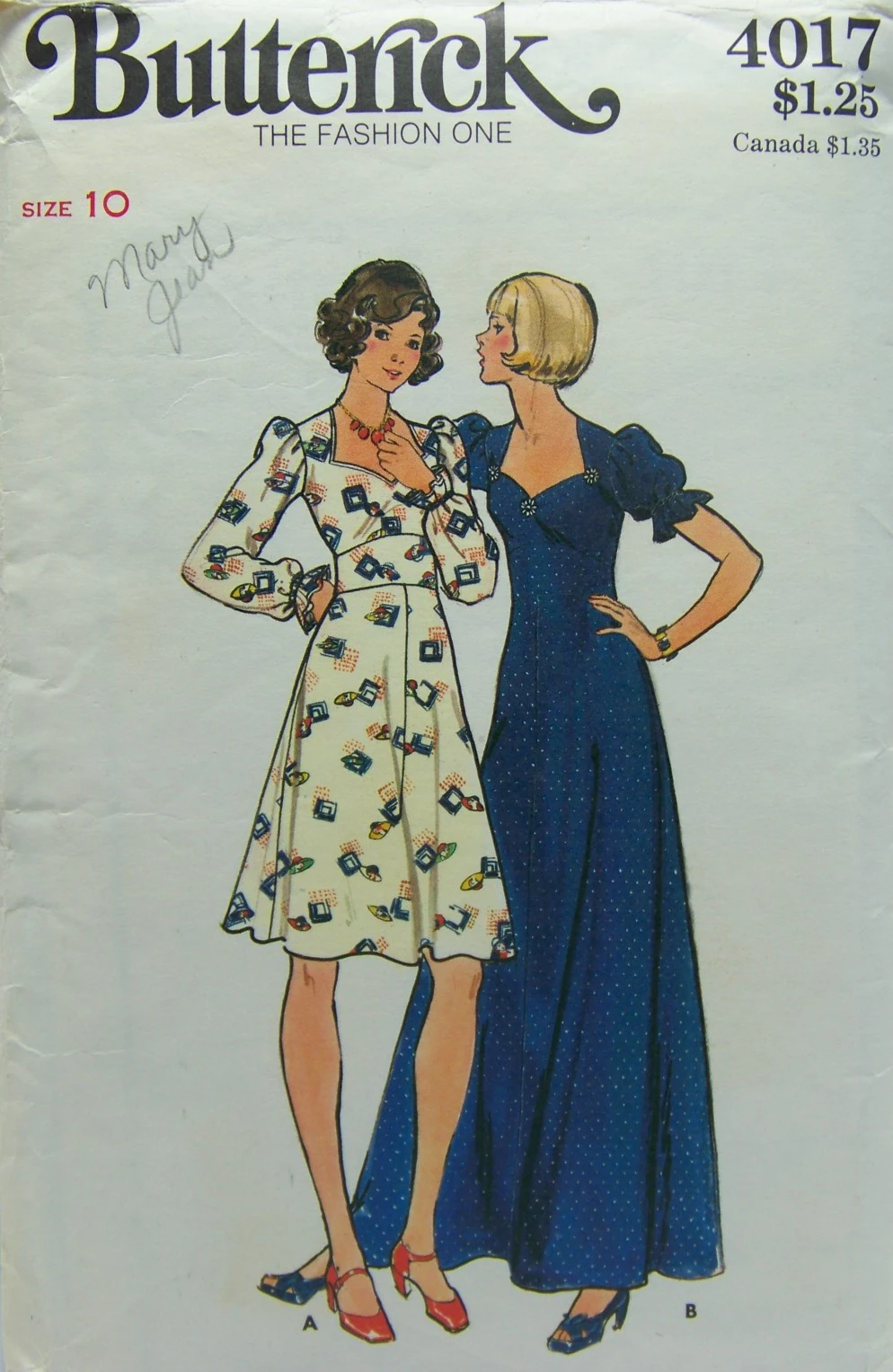 Butterick 4017 A | Vintage Sewing Patterns | Fandom