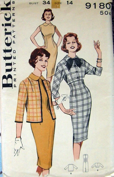 Butterick 9180 | Vintage Sewing Patterns | Fandom