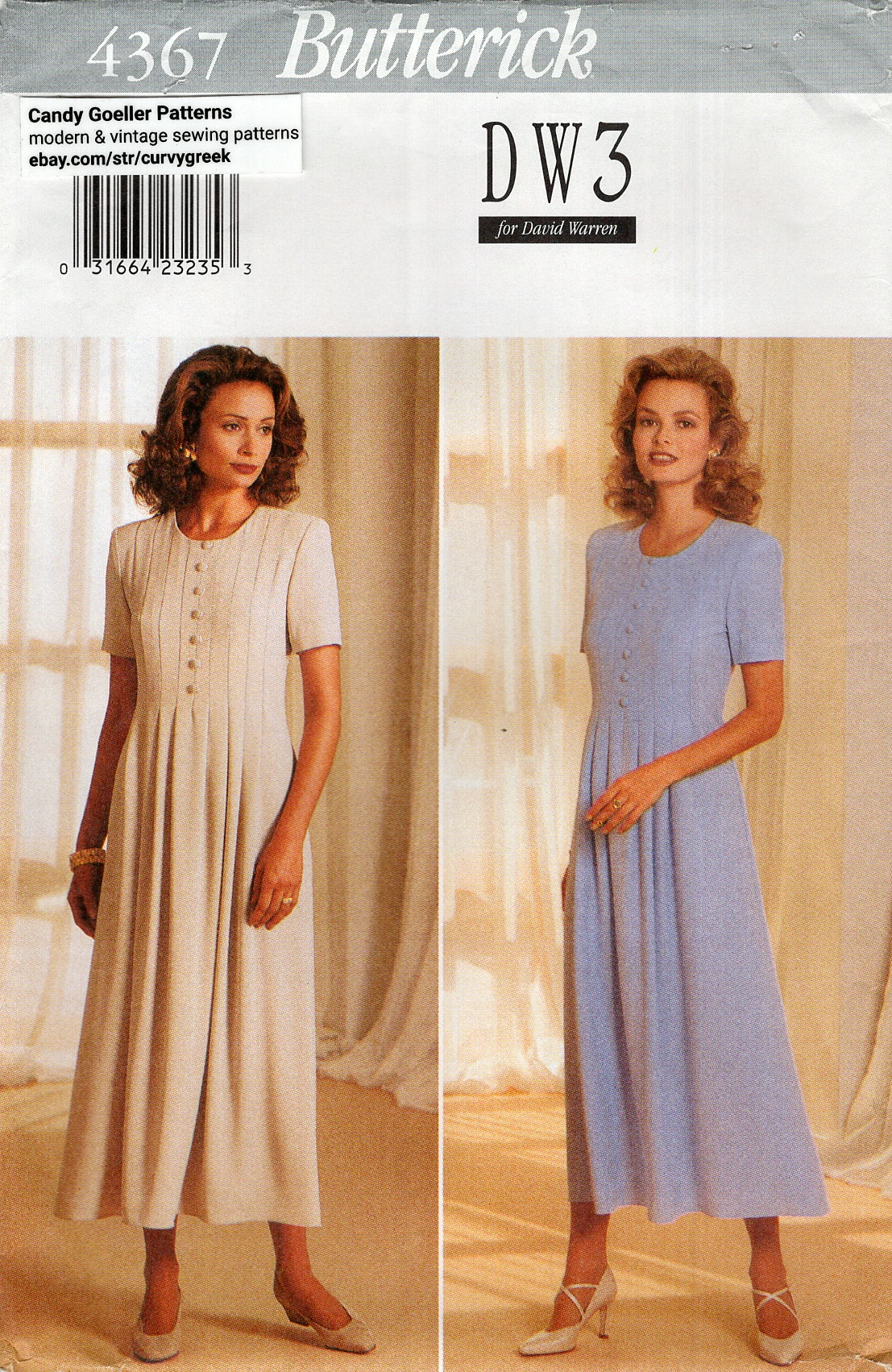 Butterick 4367 B | Vintage Sewing Patterns | Fandom