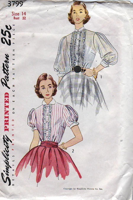 Simplicity 3799 | Vintage Sewing Patterns | Fandom