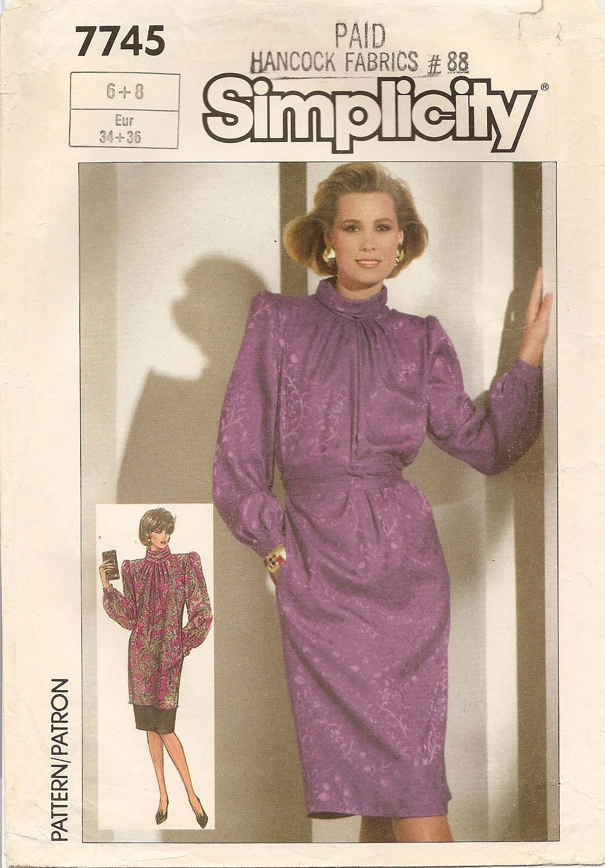 Simplicity 7745 B | Vintage Sewing Patterns | Fandom