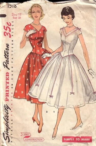 Simplicity 1518 | Vintage Sewing Patterns | Fandom
