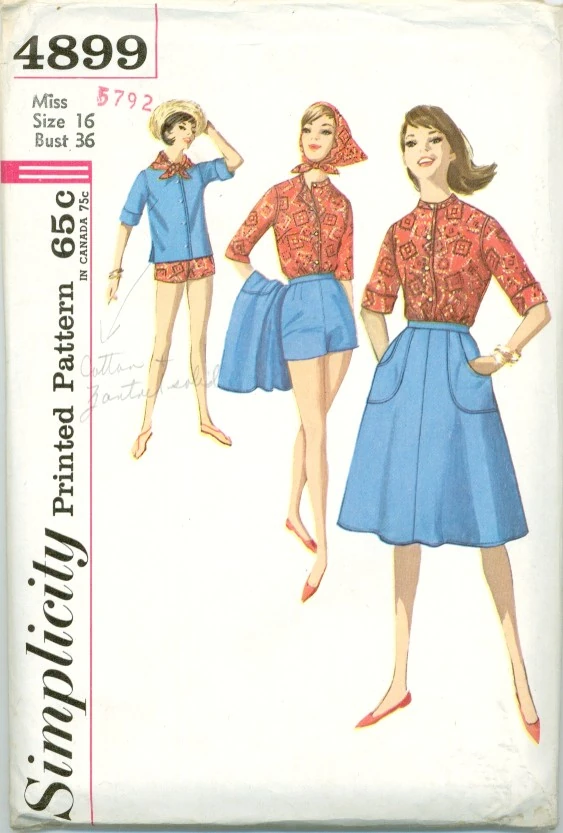 Simplicity 4899 | Vintage Sewing Patterns | Fandom