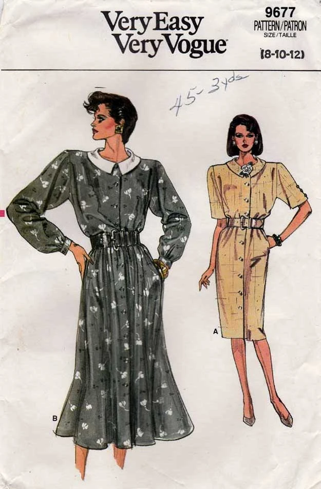 Vogue 9677 A | Vintage Sewing Patterns | Fandom