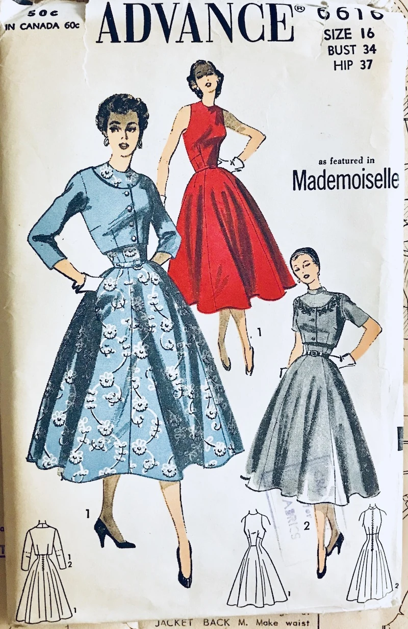 Advance 6616 | Vintage Sewing Patterns | Fandom