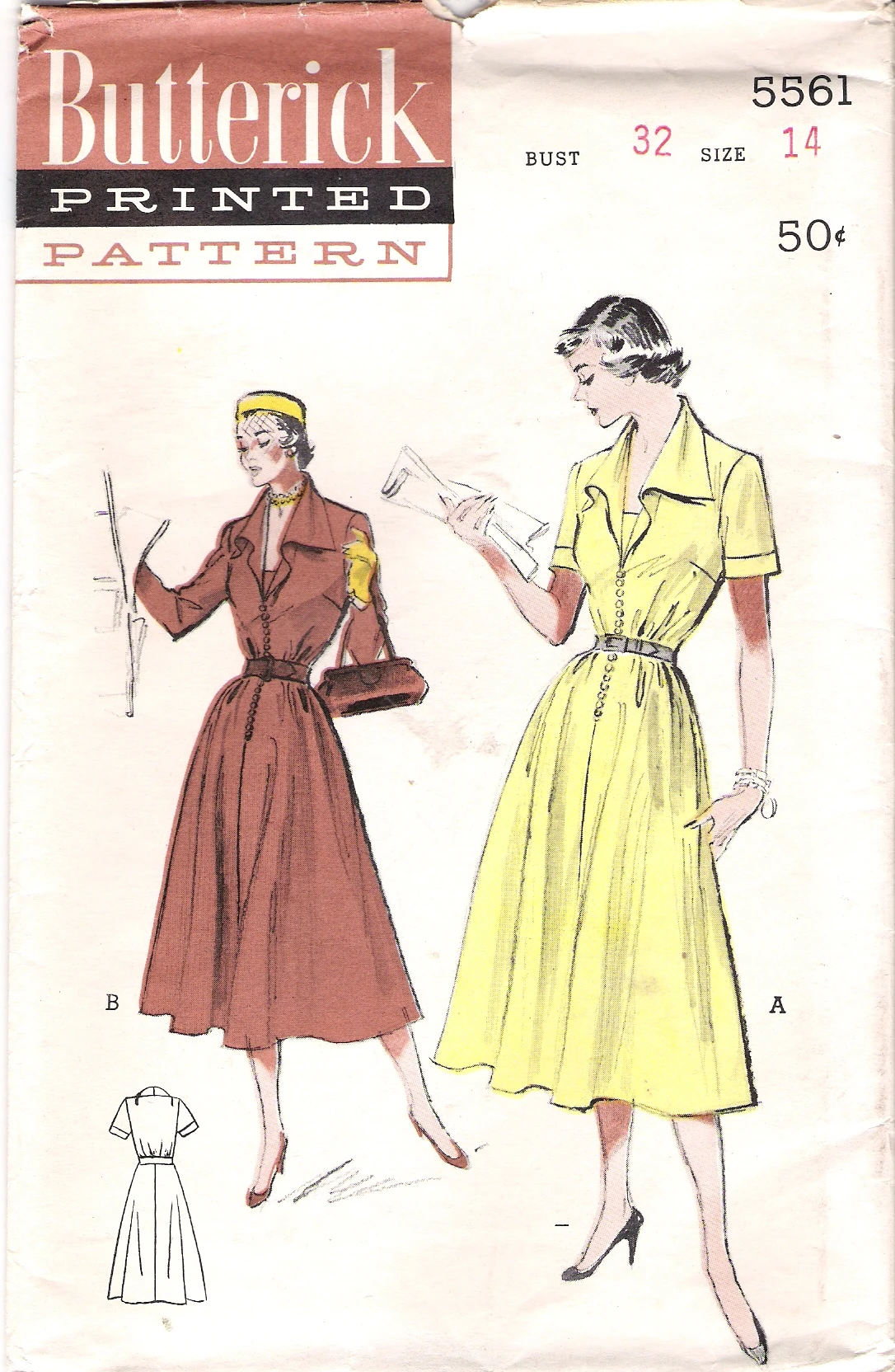 Butterick 5561 A | Vintage Sewing Patterns | Fandom