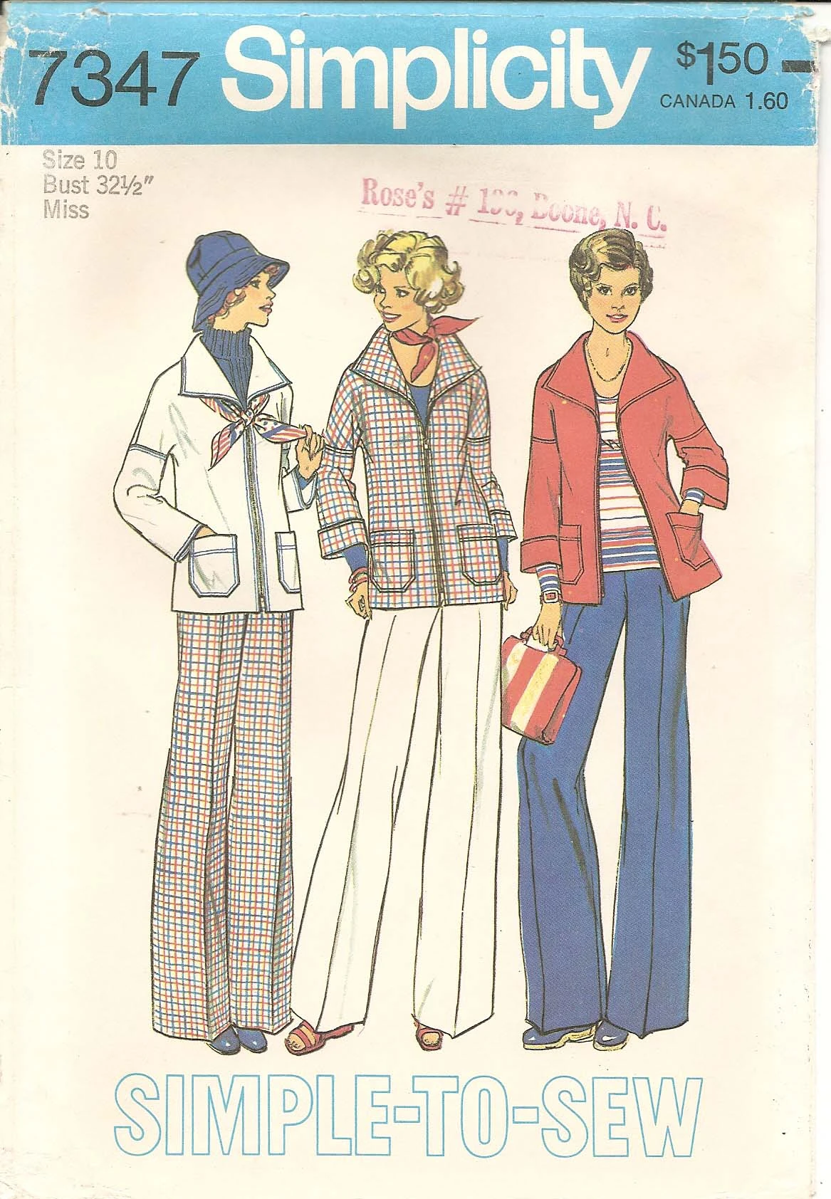 Simplicity 7347 A | Vintage Sewing Patterns | Fandom