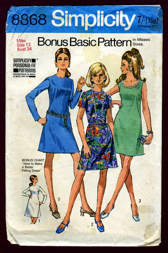 Simplicity 8868 A | Vintage Sewing Patterns | Fandom