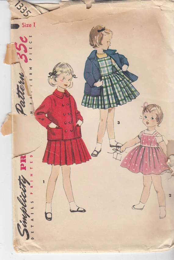 Simplicity 1335 | Vintage Sewing Patterns | Fandom