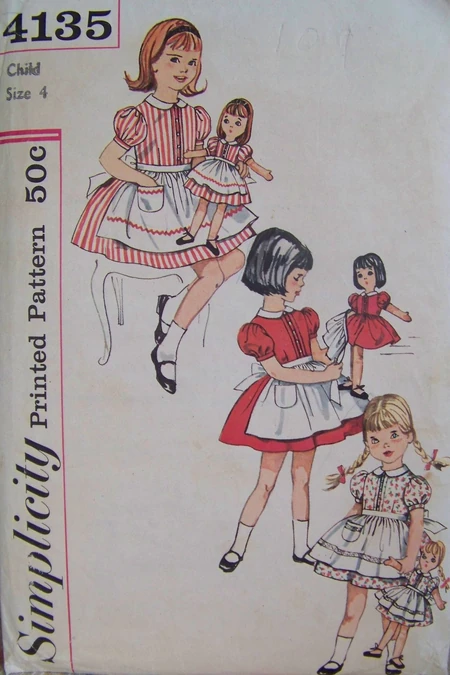 Simplicity 4135 A | Vintage Sewing Patterns | Fandom