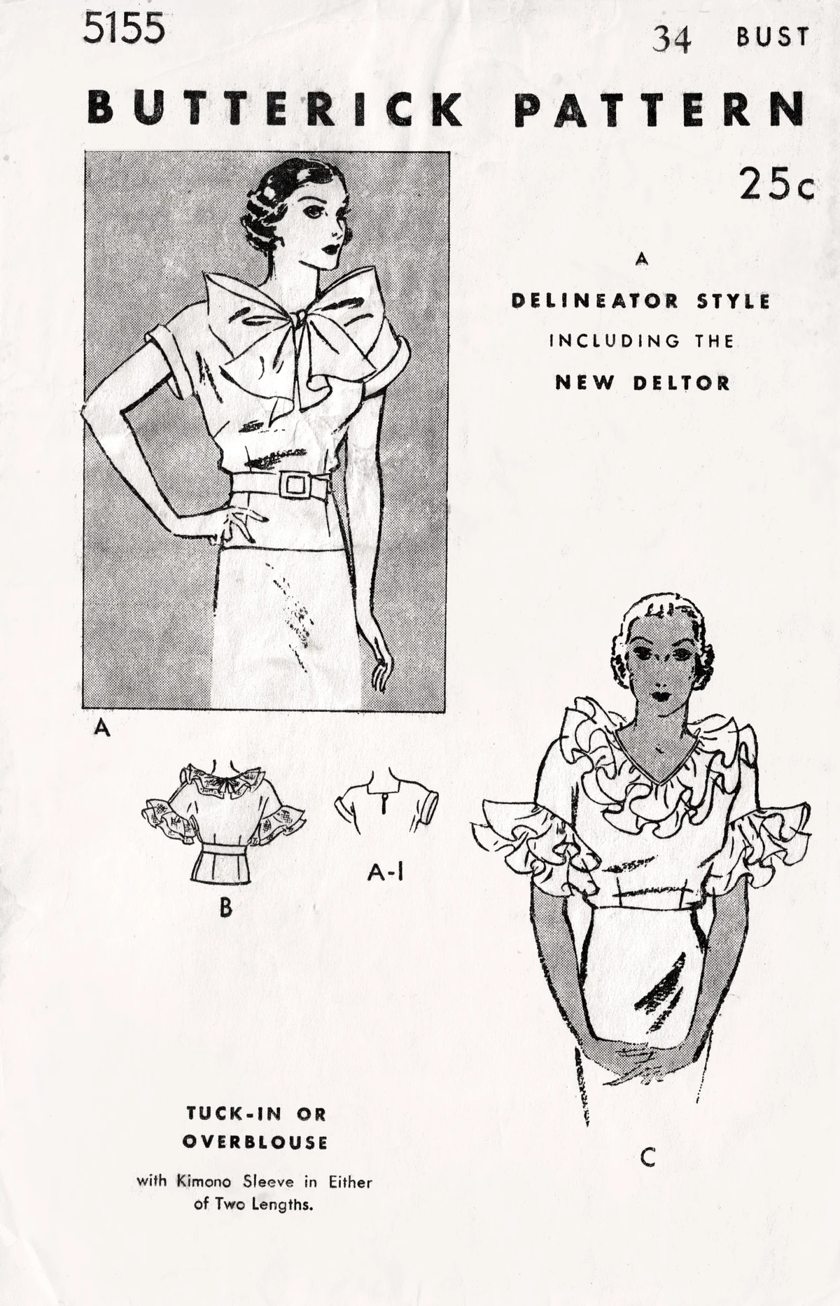 Butterick 5155 E | Vintage Sewing Patterns | Fandom
