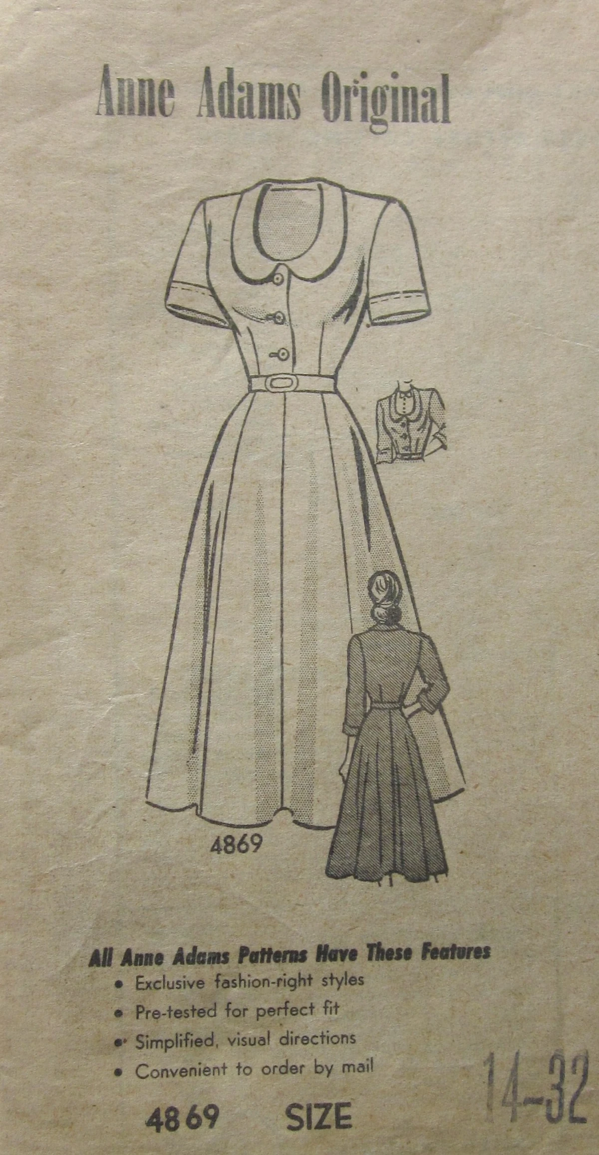 Anne Adams 4869 A | Vintage Sewing Patterns | Fandom