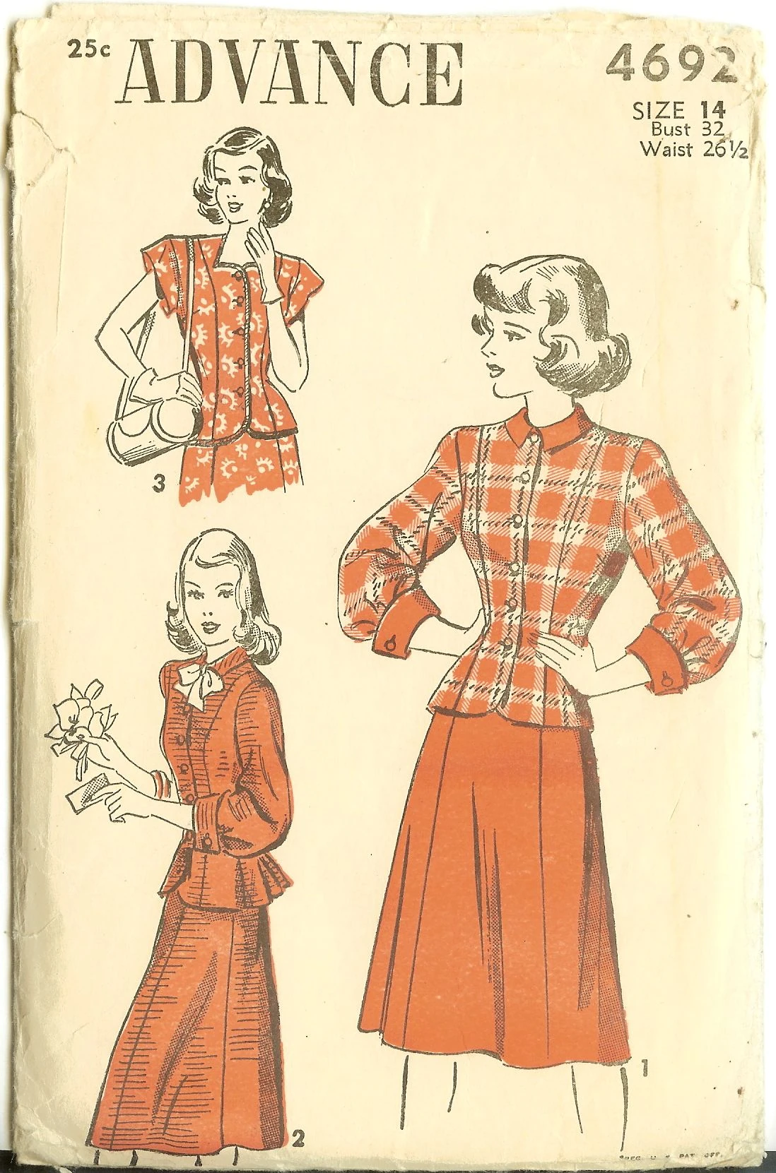 Advance 4692 | Vintage Sewing Patterns | Fandom