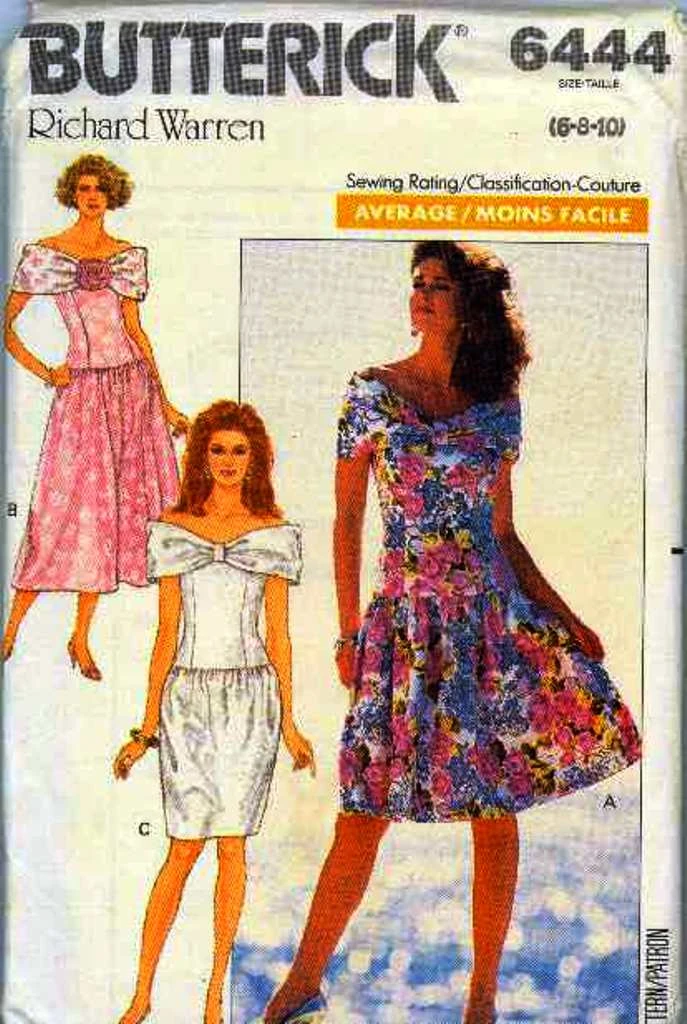 Butterick 6444 A | Vintage Sewing Patterns | Fandom