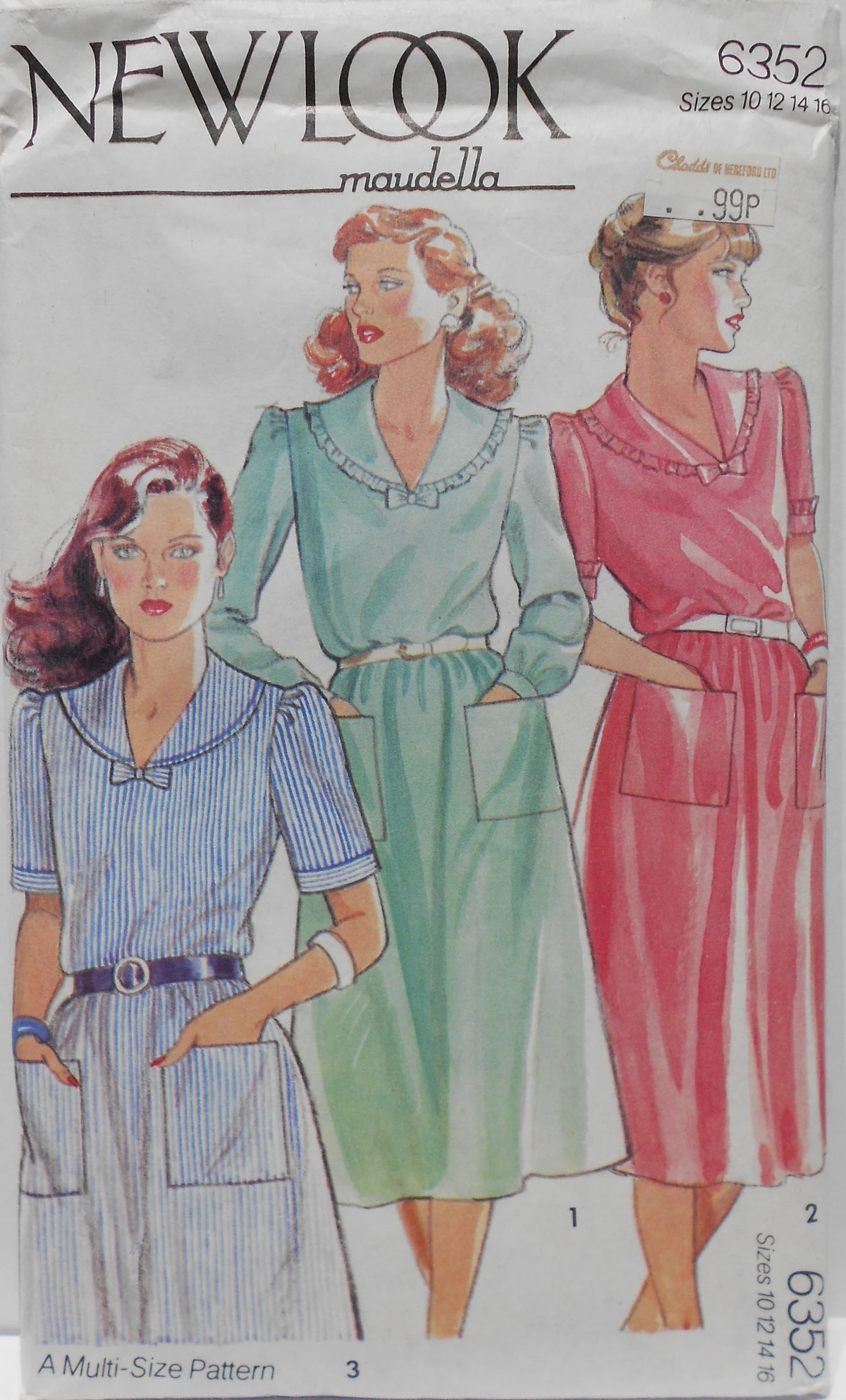 New Look 6352 | Vintage Sewing Patterns | Fandom