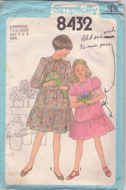 Simplicity 8432 | Vintage Sewing Patterns | Fandom