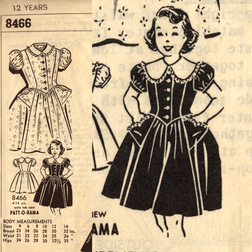 Patt-O-Rama 8466 | Vintage Sewing Patterns | Fandom