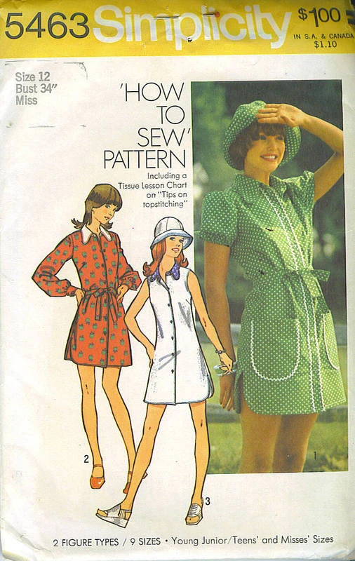 Simplicity 5463 | Vintage Sewing Patterns | Fandom