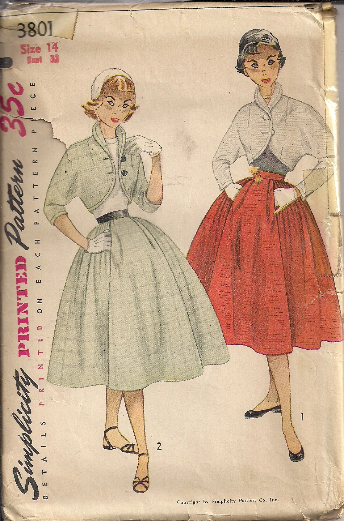 Simplicity 3801 A | Vintage Sewing Patterns | Fandom