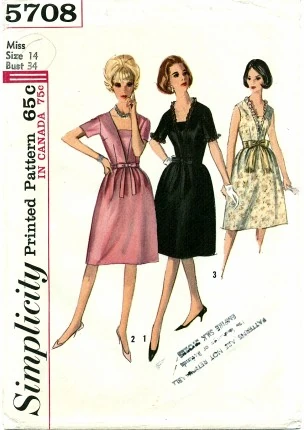 Simplicity 5708 | Vintage Sewing Patterns | Fandom