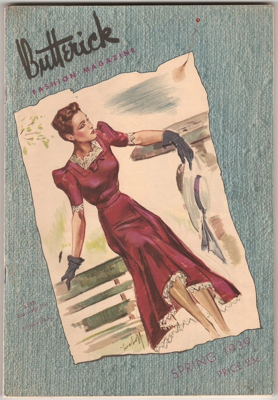 Butterick Fashion Magazine Spring 1939 | Vintage Sewing Patterns | Fandom