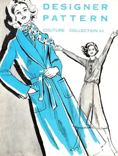 Designer Pattern Couture Collection 34 Catalog | Vintage Sewing ...
