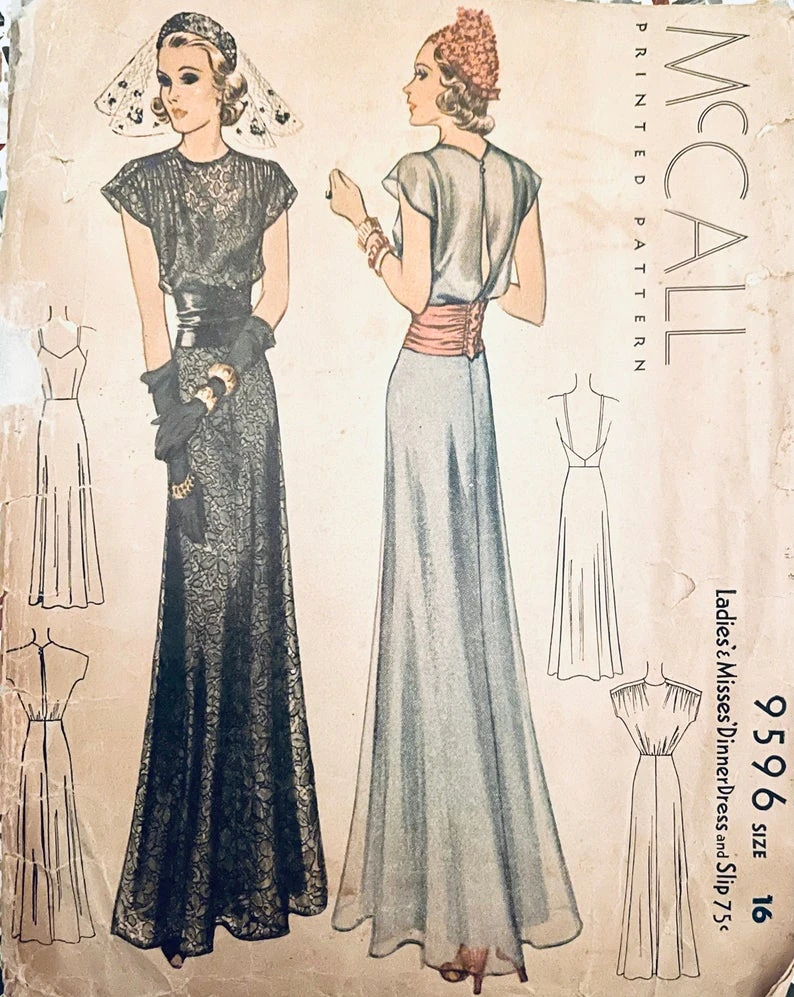 McCall 9596 | Vintage Sewing Patterns | Fandom