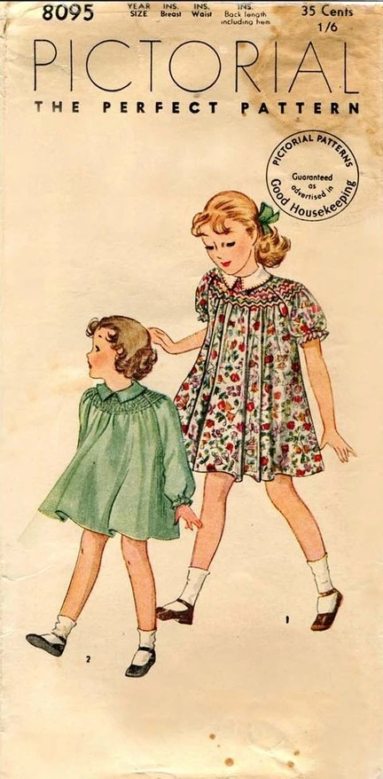 Pictorial Review 8095 | Vintage Sewing Patterns | Fandom