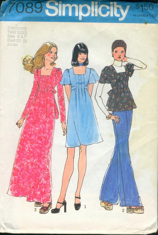 Simplicity 7089 | Vintage Sewing Patterns | Fandom