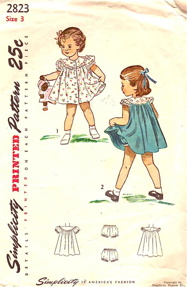 Simplicity 2823 | Vintage Sewing Patterns | Fandom