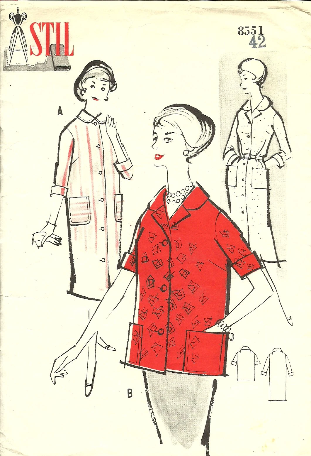 Stil 8551 | Vintage Sewing Patterns | Fandom