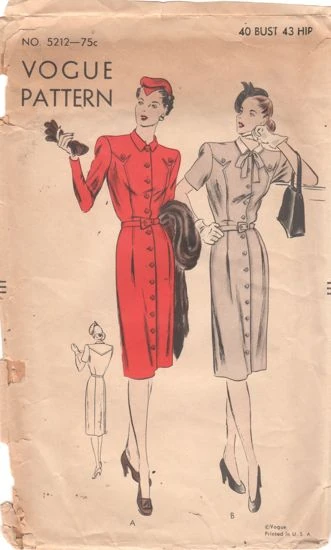 Vogue 5212 A | Vintage Sewing Patterns | Fandom