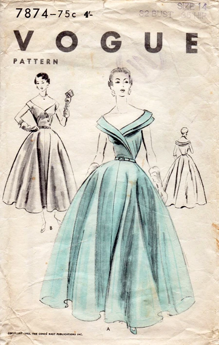 Vogue 7874 | Vintage Sewing Patterns | Fandom