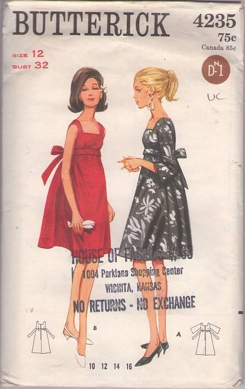 Butterick 4235 A | Vintage Sewing Patterns | Fandom