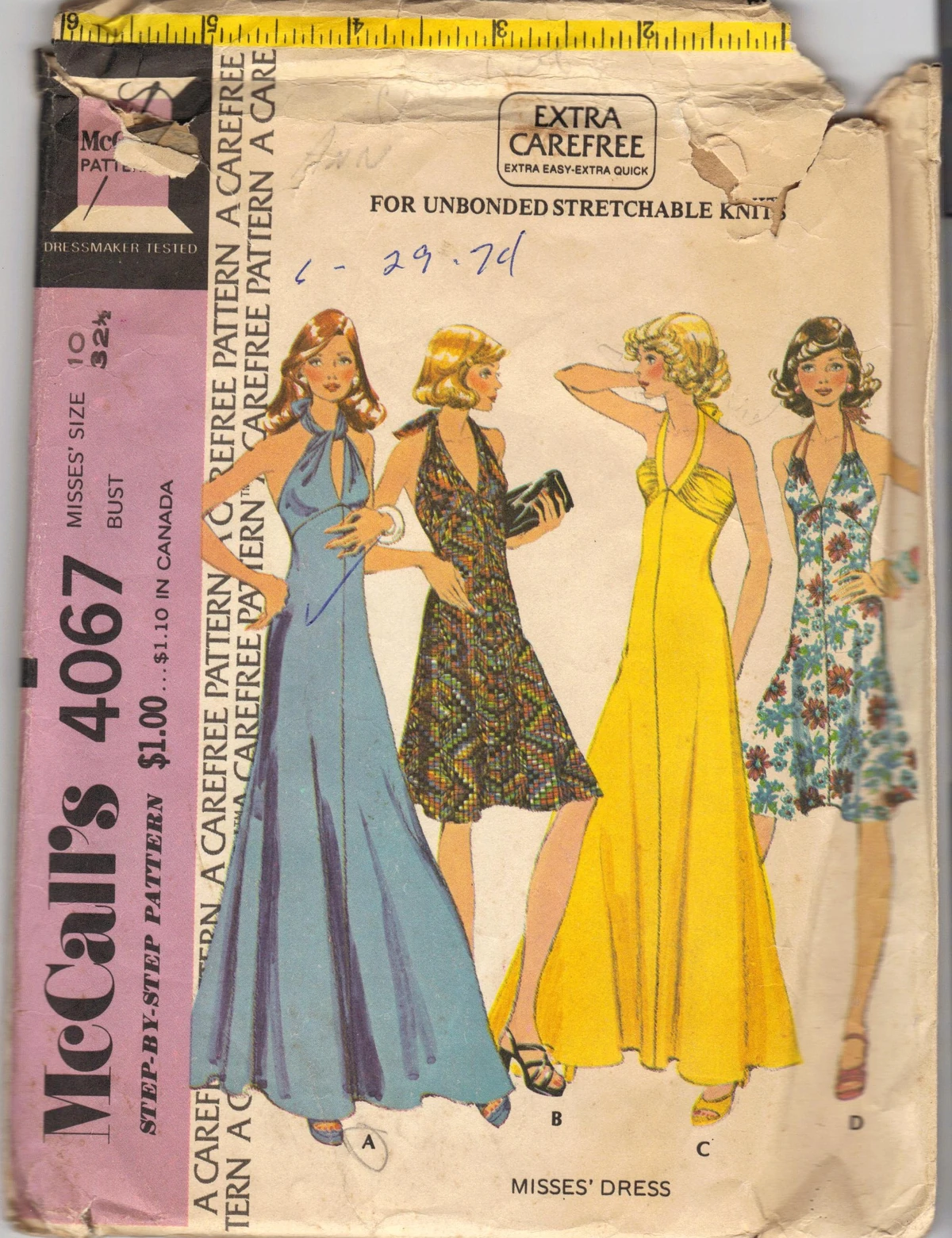 McCall's 4067 | Vintage Sewing Patterns | Fandom